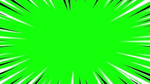 Dynamic Anime Speed Lines Looping on Gre... | Stock Video | Pond5