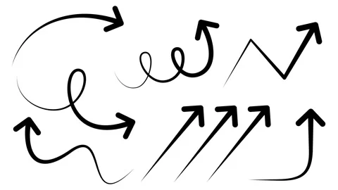 Dynamic Arrow Motion Animation | Stock Video | Pond5