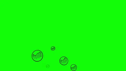 Dynamic Cartoon Water Bubbles Animation ... | Stock Video | Pond5