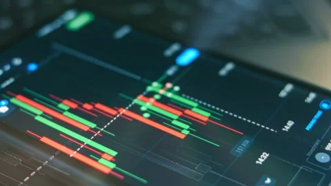 Dynamic data visuals for animated charts... | Stock Video | Pond5