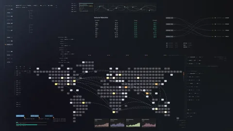 Dynamic data visuals for business info g... | Stock Video | Pond5