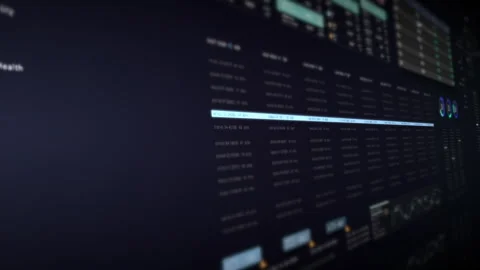 Dynamic data visuals for business info g... | Stock Video | Pond5