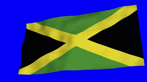Dynamic Display of Jamaica's Country Fla... | Stock Video | Pond5