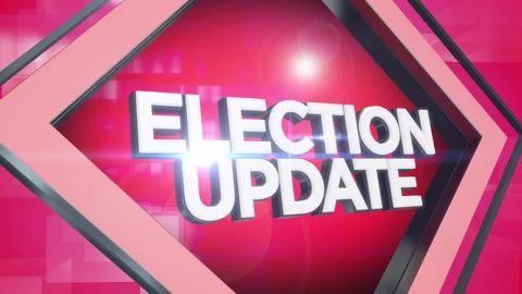 Dynamic Election Update Shiny Green Scre... | Stock Video | Pond5