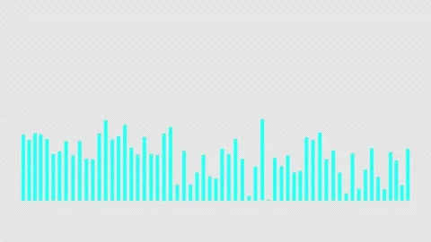 Dynamic equalizer visual effect, Abstrac... | Stock Video | Pond5