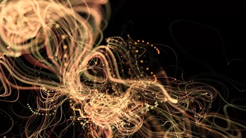 Dynamic figure with beam and light textu... | Stock Video | Pond5