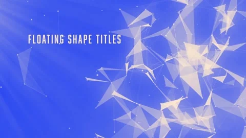 Dynamic Floating Shape Titles ~ After Effects #169514268