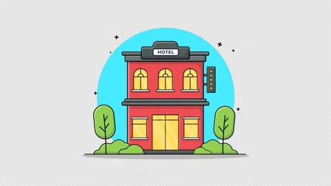 Hotel Animation Stock Video Footage | Royalty Free Hotel Animation ...