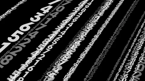 Dynamic numbers in science background un... | Stock Video | Pond5