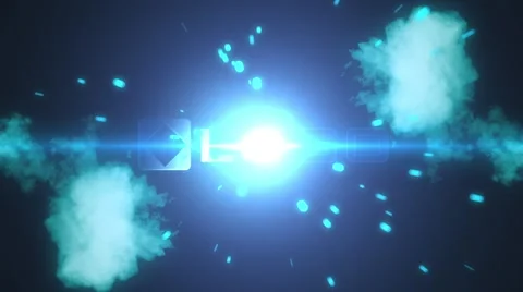 Dynamic Particles Light Explosion Logo Reveal - Dark Blue Business ...