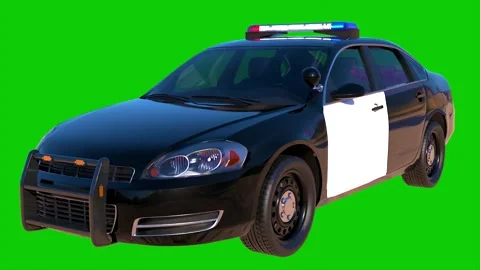 Dynamic Police Car Loop: Realistic 3D Re... | Stock Video | Pond5