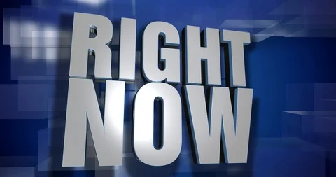 Dynamic Right Now News Transition and Ti... | Stock Video | Pond5