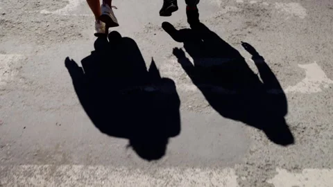 Shadow People Walking Stock Footage ~ Royalty Free Stock Videos | Pond5