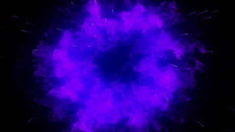 dynamic shockwave explosion fire particl... | Stock Video | Pond5