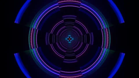 Dynamic VJ backdrop with pulsating surre... | Stock Video | Pond5