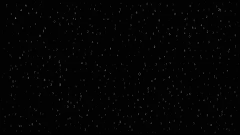 Dynamic watermark overlay, numbers on bl... | Stock Video | Pond5