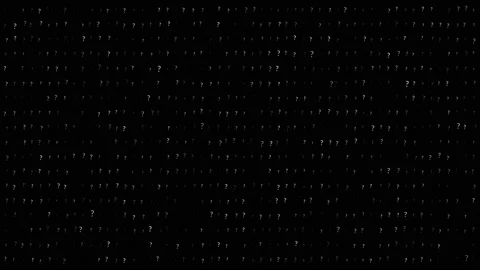 Dynamic watermark overlay, question mark... | Stock Video | Pond5