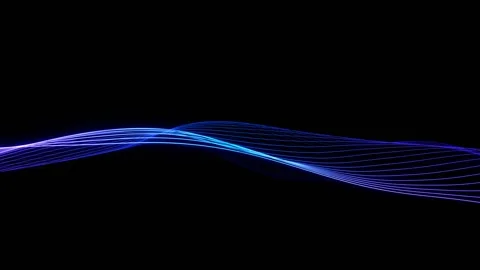 Dynamic Wave Line Loop Animation | Stock Video | Pond5