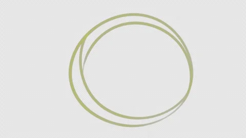 Dynamic yellow circle on black screen. | Stock Video | Pond5