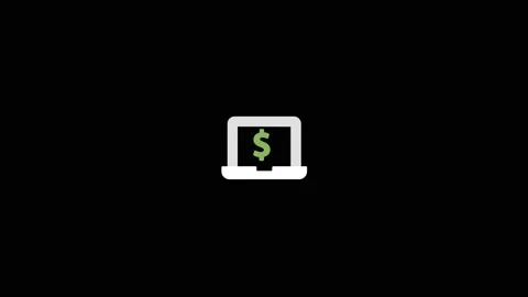 e banking icon animation. motion graphic... | Stock Video | Pond5
