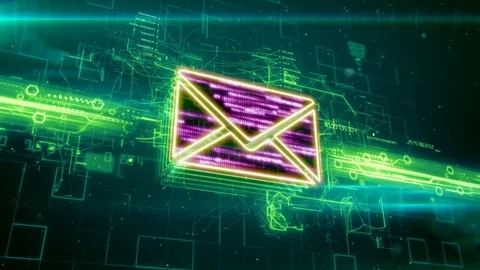 Mail Mail Symbol Abstract Background Stock Footage ~ Royalty Free Stock ...