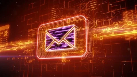 Mail Mail Symbol Abstract Background Stock Footage ~ Royalty Free Stock ...