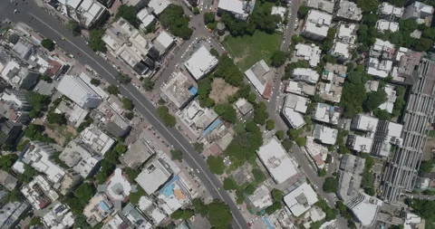 Eagle eye shot of Ahmedabad City, top do... | Stock Video | Pond5