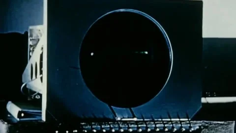 Early 1950s. WHIRLWIND I computer facili... | Stock Video | Pond5