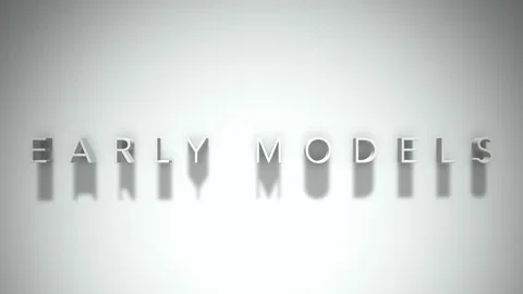 early models 3D title animation white te... | Stock Video | Pond5