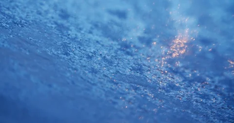 Early morning frosted car window texture... | Stock Video | Pond5