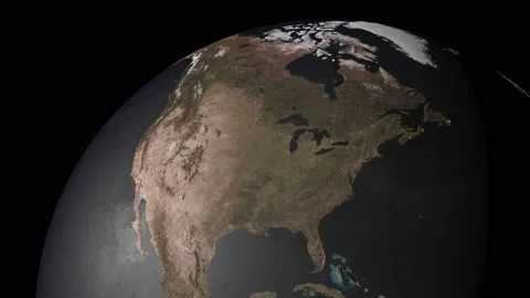 Earth black background space 3DCG digita... | Stock Video | Pond5