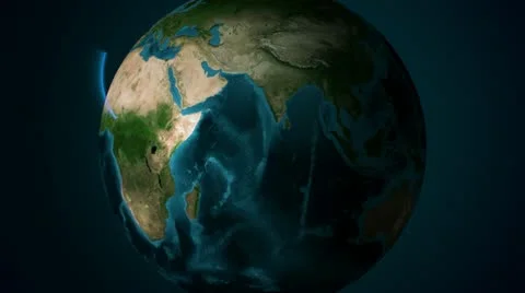 Earth Is Connected By Land Stock Footage ~ Royalty Free Stock Videos ...