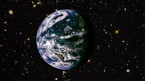 Earth flyby. Space Animation. 4K 60fps | Stock Video | Pond5