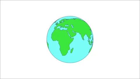 earth globe animation. Seamless loop 4k ... | Stock Video | Pond5