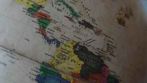 earth globe map spinning. sphere globe m... | Stock Video | Pond5