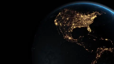 Earth Globe From Space Shot, Close-up Sh... | Stock Video | Pond5