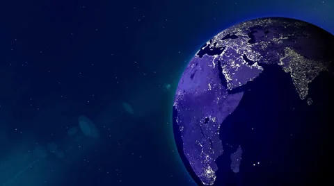 Earth, Globe, Turning, Planet, World Map... | Stock Video | Pond5