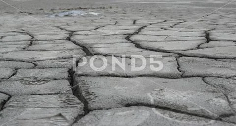 Earth ground crack with rough dry surface texture. Climate change and ...