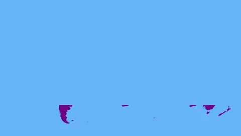 Earth map 2d animation background. | Stock Video | Pond5