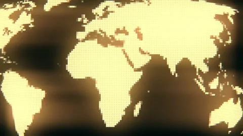 Earth map spinning with fixed pixel posi... | Stock Video | Pond5