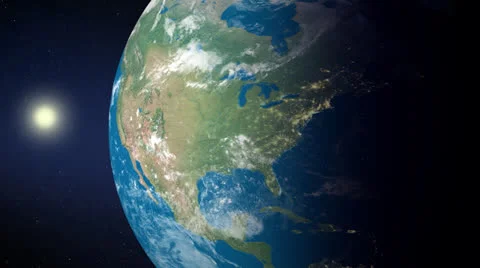 Earth Map- United States- 4k | Stock Video | Pond5