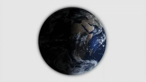 Earth Rotating Animation No Background -... | Stock Video | Pond5