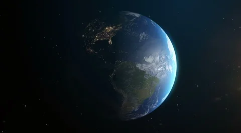Earth Rotating loop, Epic earth globe fr... | Stock Video | Pond5