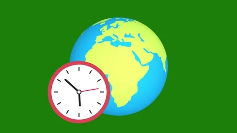 Clock Green Screen Stock Footage ~ Royalty Free Stock Videos | Pond5