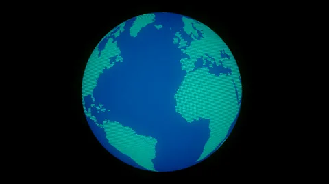 Earth Rotation Loop Stock Footage ~ Royalty Free Stock Videos | Pond5