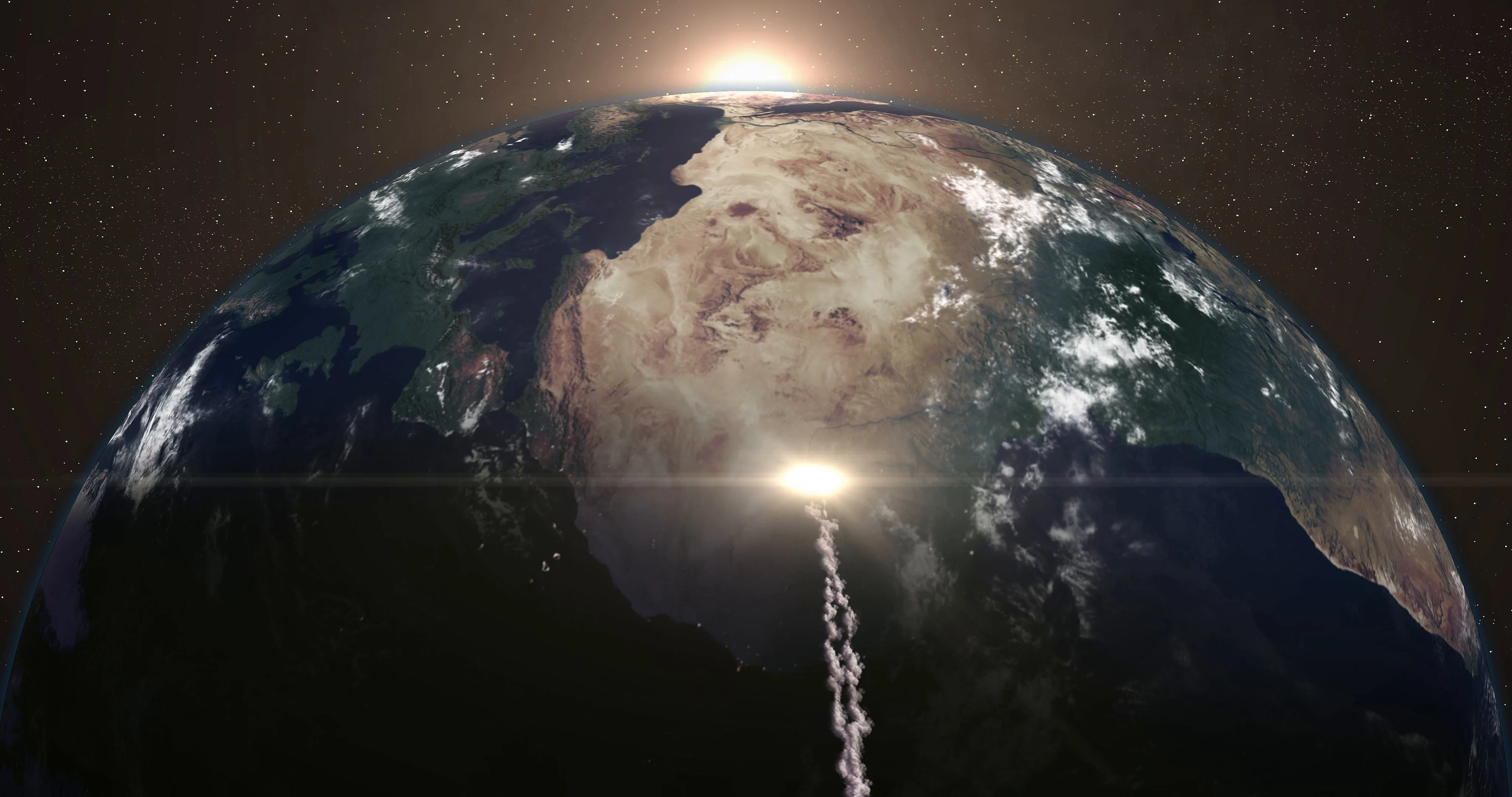Earth Rotating In Space Gif