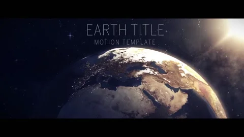 Earth Title ~ After Effects Project ~ AE #146011343 | Pond5