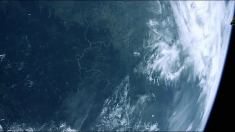 Earth View From The International Space ... | Stock Video | Pond5