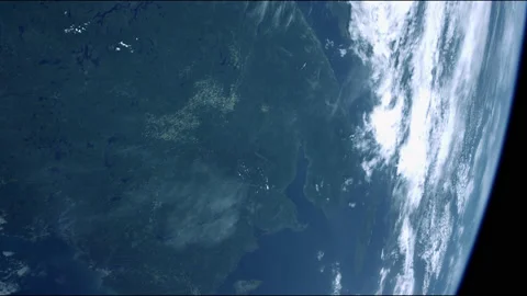 Earth View From The International Space ... | Stock Video | Pond5