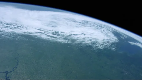 Earth View From The International Space ... | Stock Video | Pond5